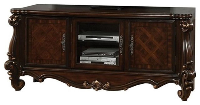 ACME Versailles TV Console, Cherry Oak - Victorian - Entertainment ...