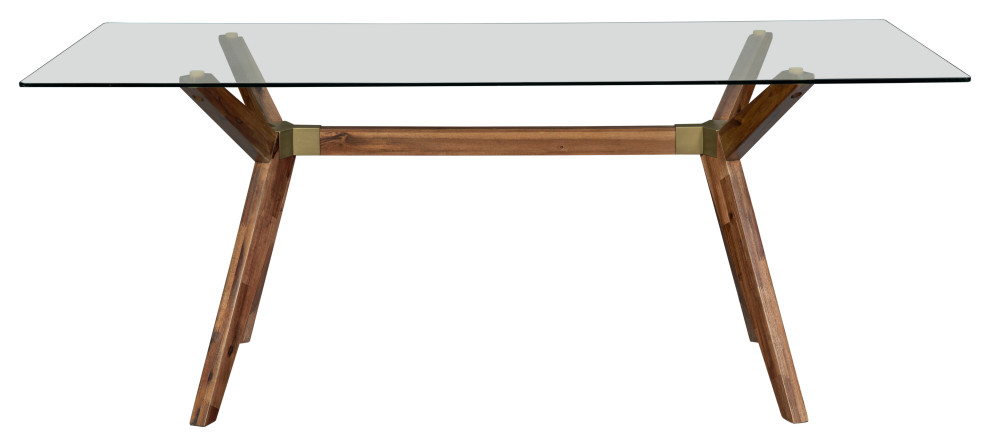 Mid-Century Modern Glass Dining Table - Midcentury - Dining Tables - by ...