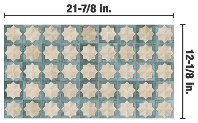 Tetuan Astre Arena Aqua Porcelain Wall Tile - Contemporary - Wall And ...