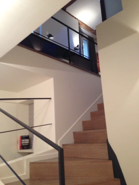 Cage d'escalier après travaux - Contemporary - Staircase - Other - by ...