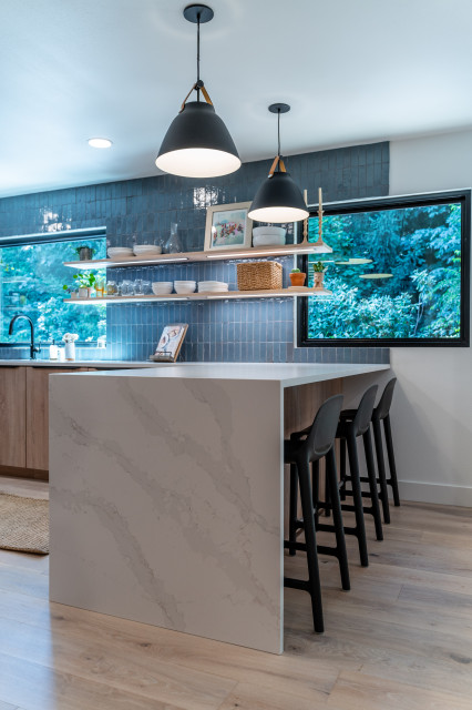 An Entertainer's Dream Kitchen in the Pacific Northwest - Transitional ...