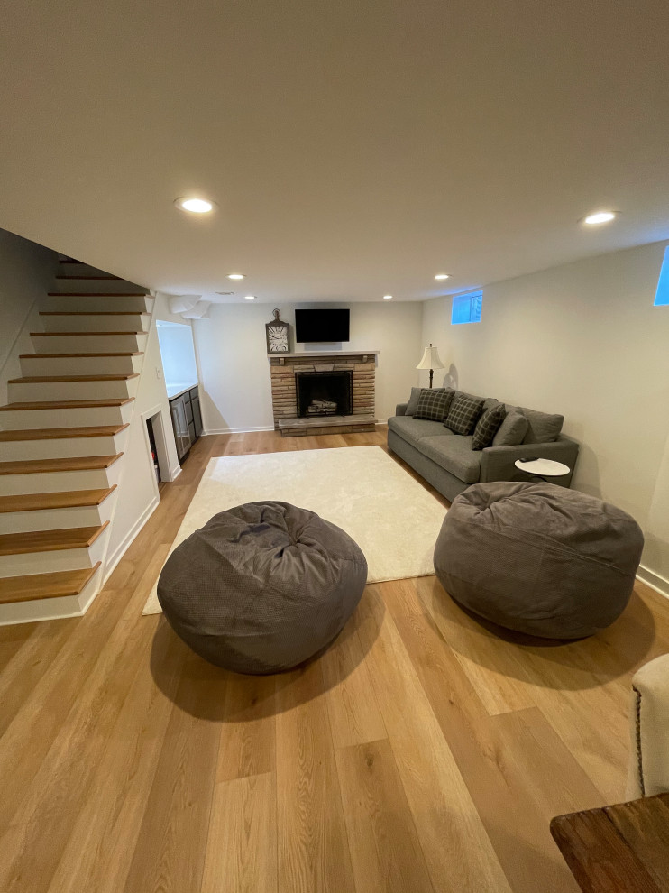 "Basement with Brawn" - Contemporary - Basement - Columbus - by Fort ...