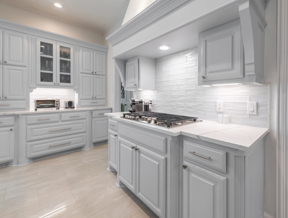 Southlake Copperfield St. Kitchen Design Build - Transitional - Kitchen ...