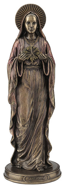 Saint Portia, Religious Statue - Traditional - Decorative Objects And ...