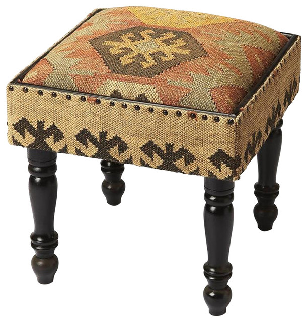 Butler Mesquite Jute Stool - Southwestern - Vanity Stools And Benches ...