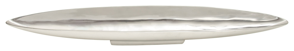 Modern Silver Aluminum Metal Tray 30646, 34" x 5" x 3" - Contemporary ...
