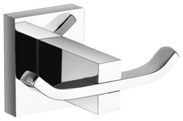 Aqua Korsa Double Robe Hook - Modern - Robe & Towel Hooks - by Morning ...