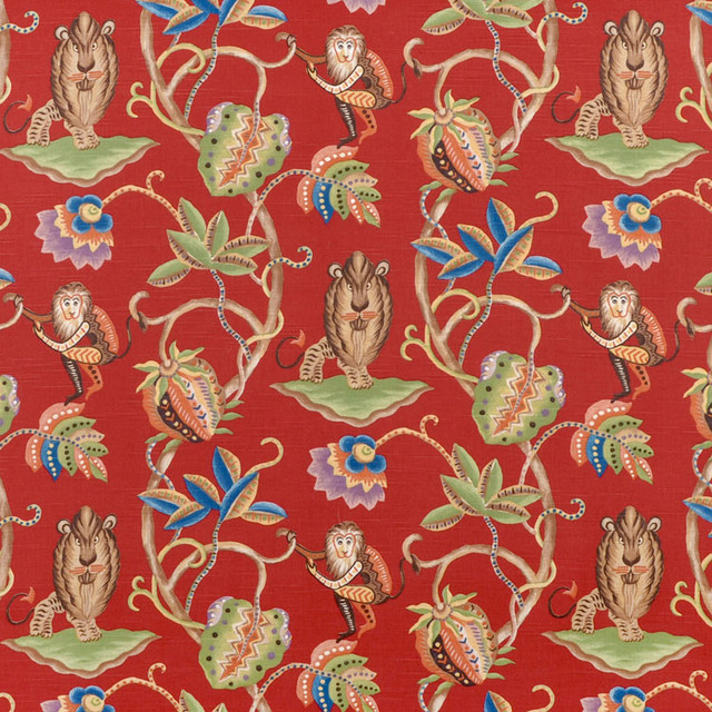 Guest Picks: 20 Red Fabrics to Energize Your Home