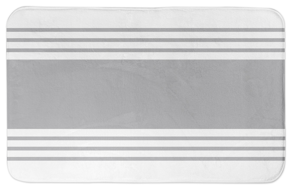 Farmhouse Stripe Bath Mat, 34x21 - Contemporary - Bath Mats - by ...