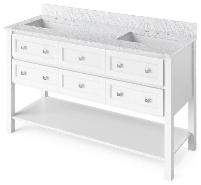 Jeffrey Alexander VKITADL60 Adler 60" - Transitional - Bathroom ...