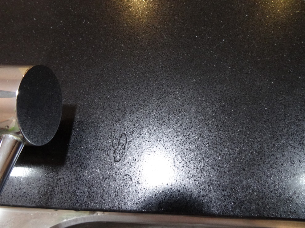 quantum quartz - crystal black benchtop | Houzz AU