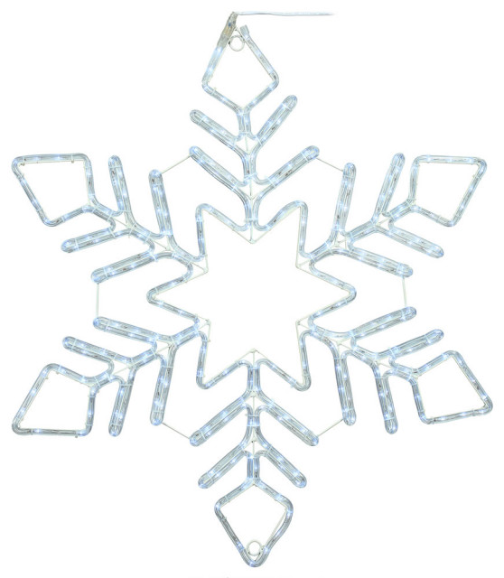 Vickerman 48" Purewht LED Twinkle Star Snowflake -X176348T ...