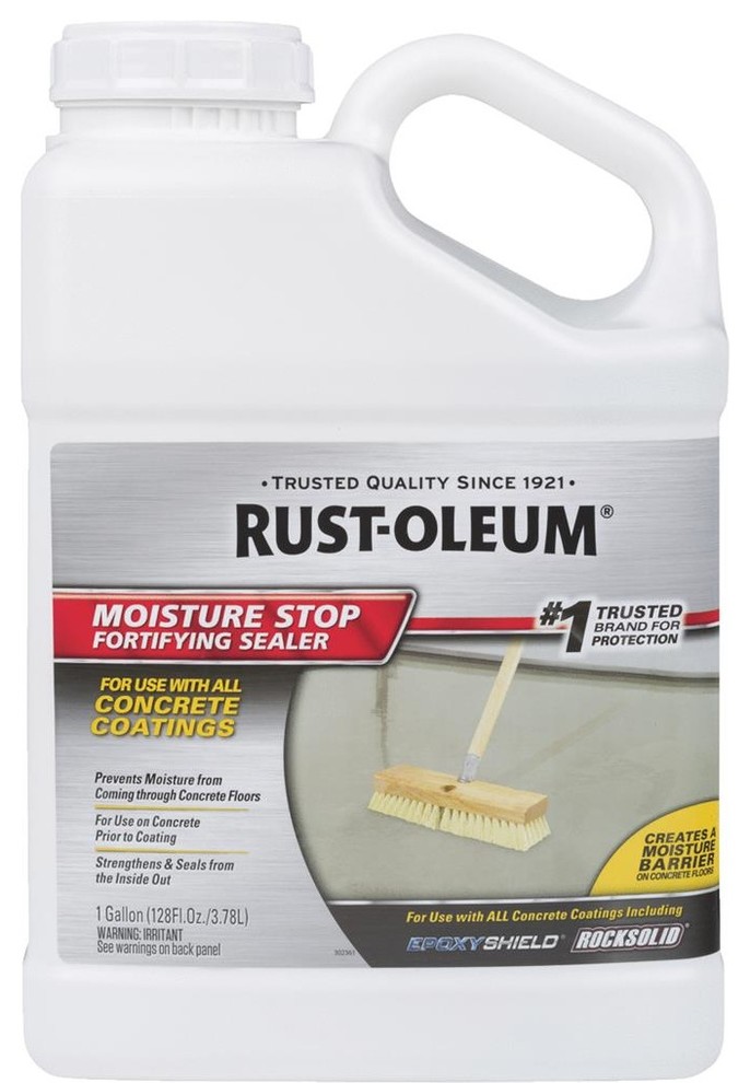Rust-Oleum® 301239 Moisture Stop Fortifying Sealer, 1 Gallon ...