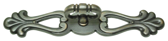 Mock Key With Backplate - Traditional - Cabinet And Drawer Handle Pulls ...