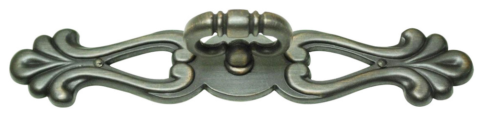 Mock Key With Backplate - Traditional - Cabinet And Drawer Handle Pulls ...