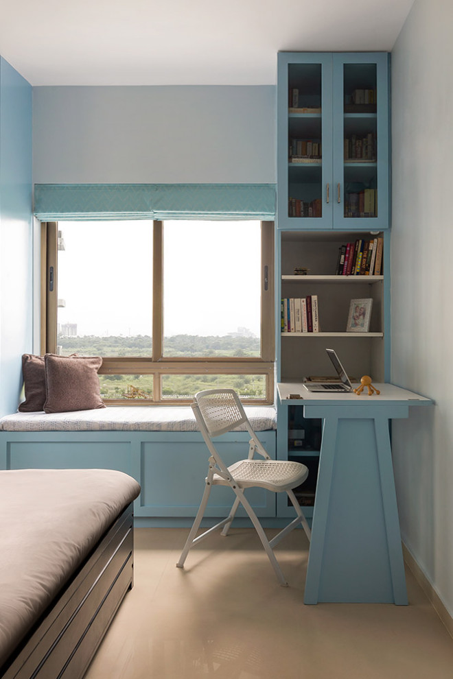 A simple yet calming home in Kolkata - Modern - Bedroom - Kolkata - by Beautiful Homes Service ...