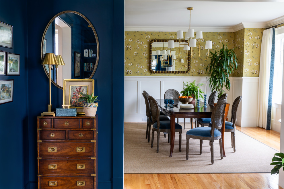 Entry Foyer, Living Room & Dining Room Design - Dining Room - by Camden ...