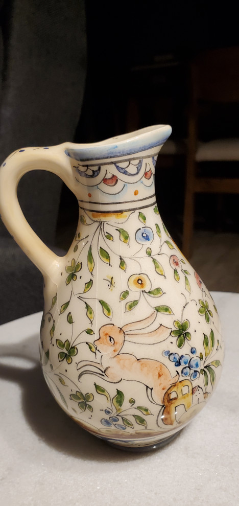 Please Help Identify Writing on Small Pitcher