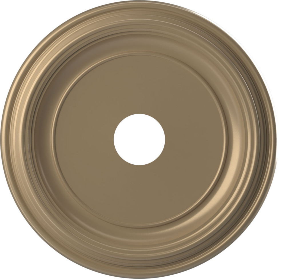 Traditional Thermoformed PVC Ceiling Medallion (Fits Canopies up to 5 1 ...