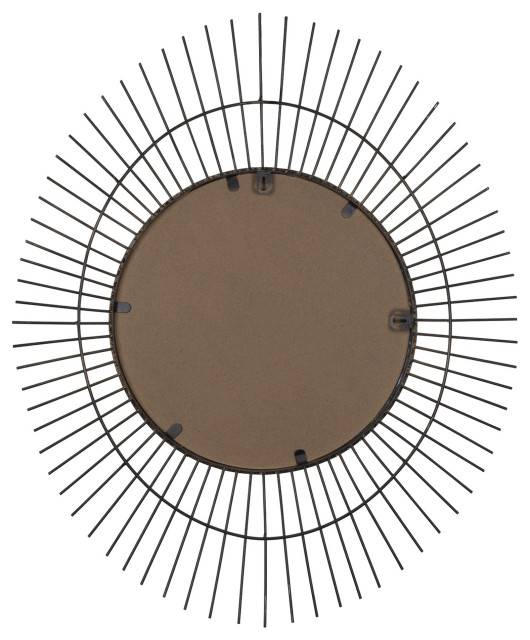 Gold Metal Spiked Wall Mirror - Midcentury - Wall Mirrors - by ...