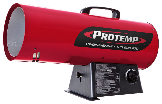 ProTemp 125,000 BTU LP Forced Air Heater Variable Output - Industrial ...