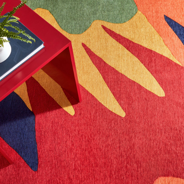 Graphic Multi Machine Washable Rug, 2x3 - Contemporary - Area Rugs - by ...