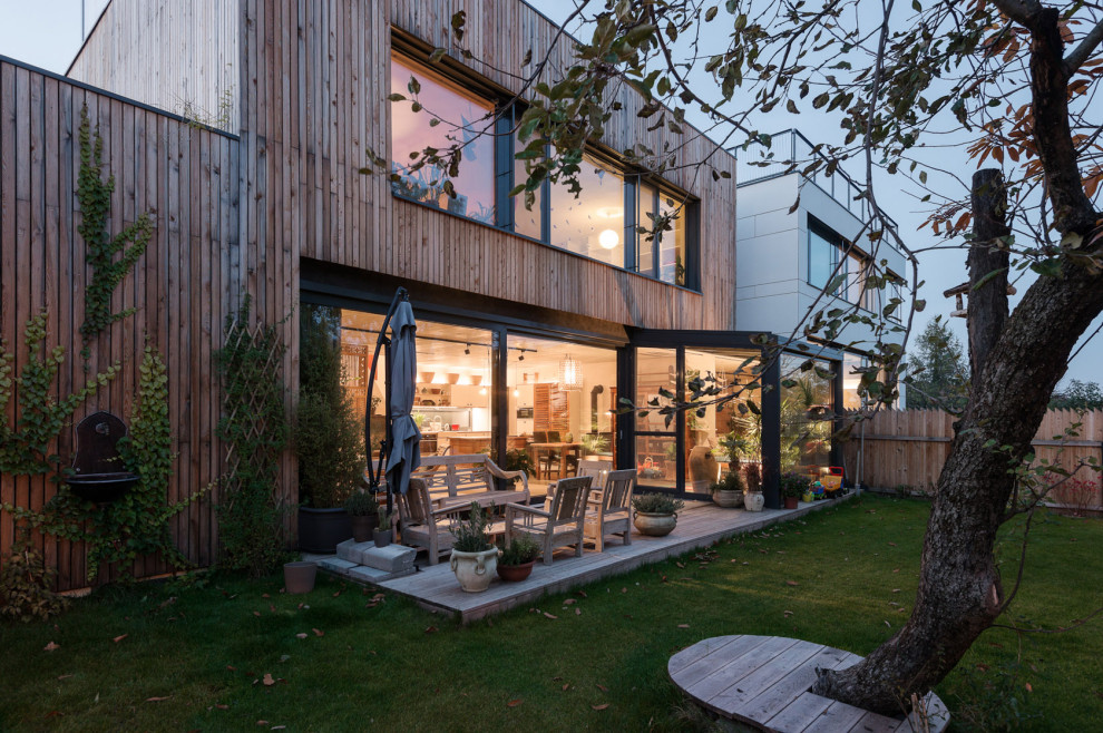 Siberian Larch Cladding - Modern - House Exterior - Cambridgeshire - by ...