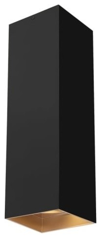 Tech Lighting Exo Flush 18" 60 , Black/Gold LED927 - Modern - Flush ...