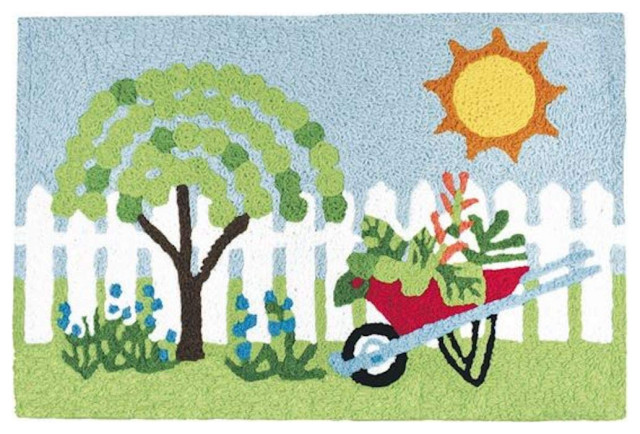 JellyBean Accent Rug Spring Gardening - Contemporary - Area Rugs - by ...