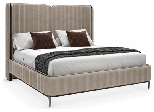 Continuum Bed, king - Midcentury - Platform Beds - by Caracole | Houzz