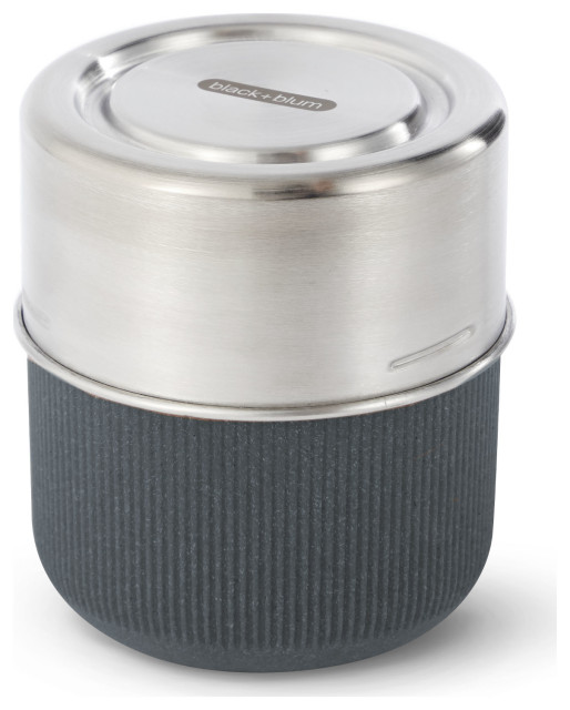 Black+Blum Small Glass Lunch Pot with Slate Base - Transitional ...