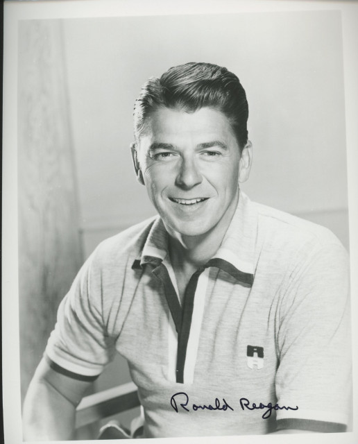 Ronald Reagan Signed Photo, Custom Frame - Contemporary - Prints And ...
