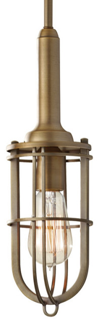 Murray Feiss P1240DAB Urban Renewal Closed Cage Pendant, Dark Antique ...