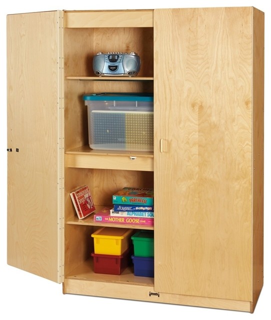 Wide Storage Cabinet - Contemporary - Storage Cabinets - by BisonOffice ...