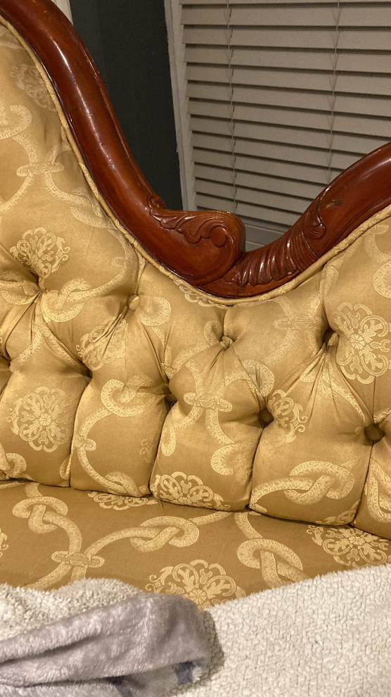 Antique Chaise Lounge from 1800s or factory reproduction?