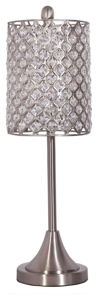 Bella 27" Bling Metal Table lamp, Set of 2 - Traditional - Lamp Sets ...