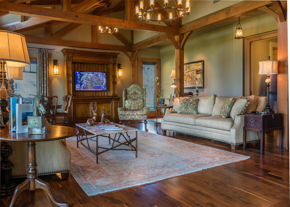 Bellville Ranch House - Rustic - Living Room - Houston - by Masa Studio ...
