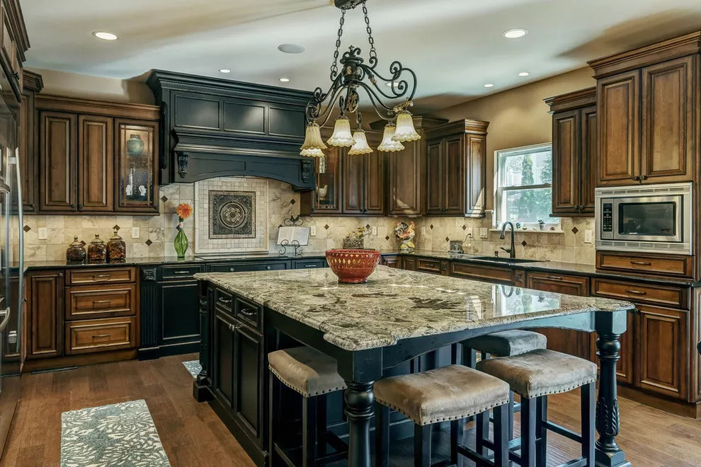 Exotic Wood Kitchen - Traditional - Kitchen - DC Metro - by Boss Design ...