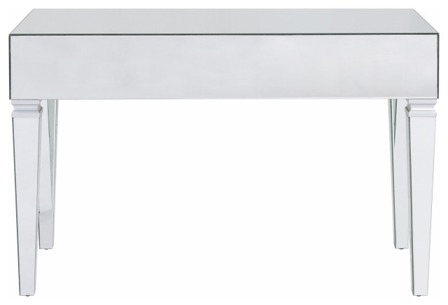 Silver Mirrored Glam Desk - Contemporary - Desks And Hutches - by ...