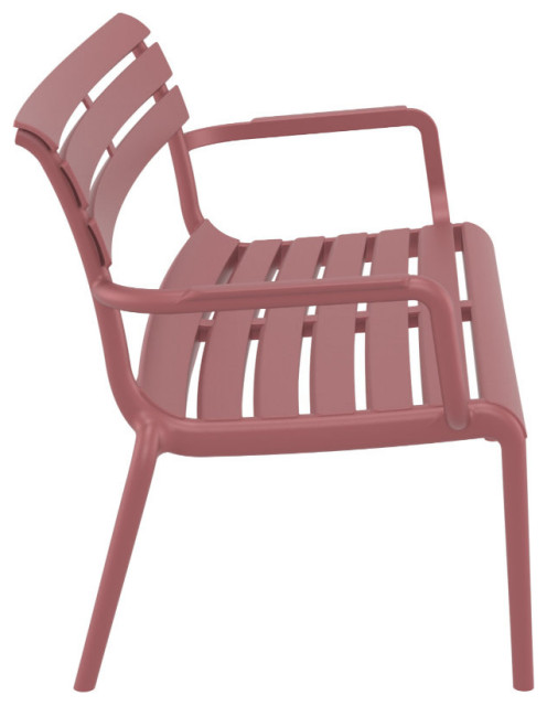 Paris Outdoor Bench - Contemporary - Outdoor Benches - by Compamia | Houzz