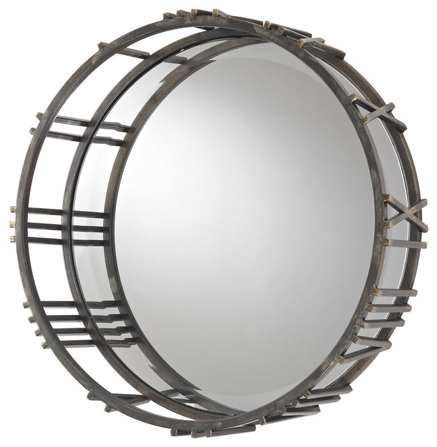 Sterling 138-183 Roman Numeral Mirror - Industrial - Wall Mirrors - by ...