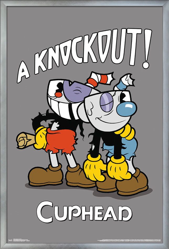 Cuphead Knockout Poster, 24.25"x35.75" - Contemporary - Kids Wall Decor ...