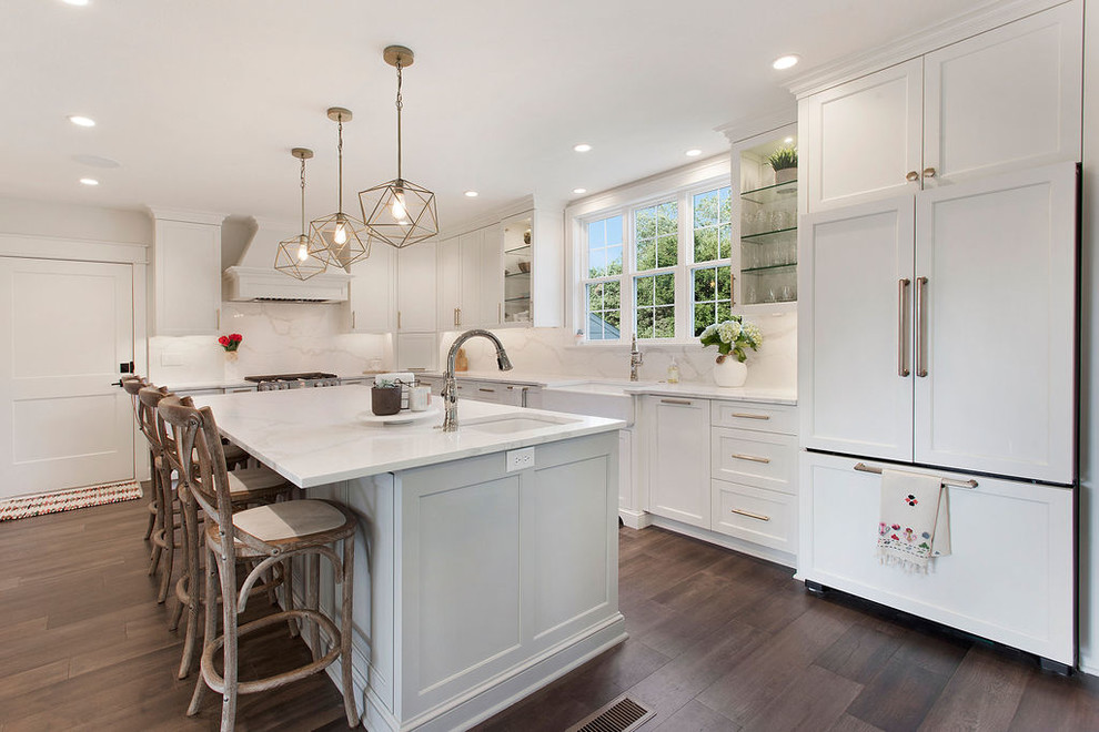 Modern Farmhouse Remodel/Room Additions - Farmhouse - Kitchen - Kansas ...