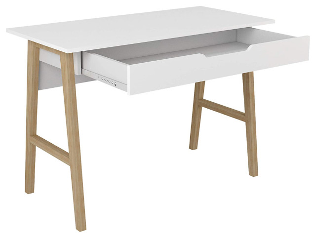 42 Inch Computer Desk with Drawer - Transitional - Desks And Hutches ...