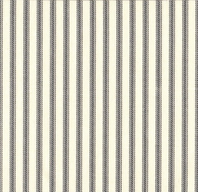 Round Tablecloth French Country Brindle Gray Ticking Stripe, Sample ...