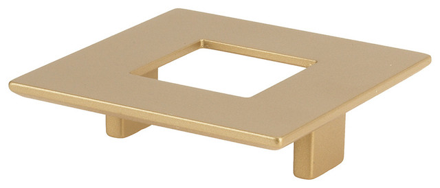 Square Pull With Hole - Transitional - Cabinet And Drawer Handle Pulls ...