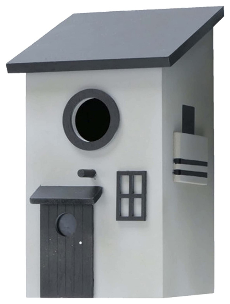 Slant Roof Birdhouse - Contemporary - Birdhouses - by Whole House ...
