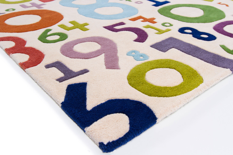 Numbers Contemporary Area Rug - Contemporary - Area Rugs - by CHANDRA ...