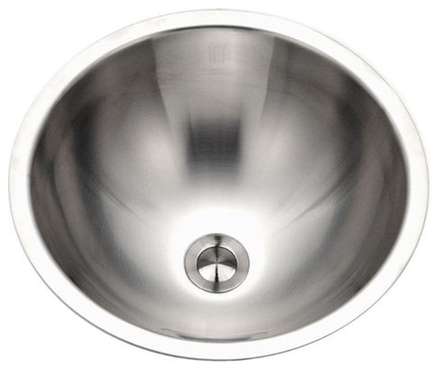 Houzer CRTO-1620-1 Opus Conical Stainless Steel Lavatory Sink With ...