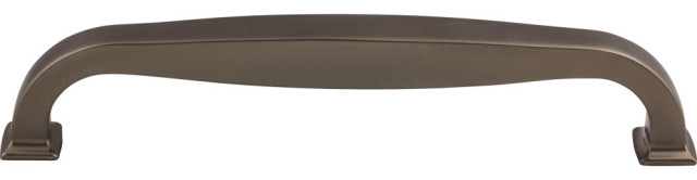 Top Knobs - TK727AG - Contour Appliance Pull 8 Inch (c-c) - Ash Gray, 8 - Transitional - Cabinet ...